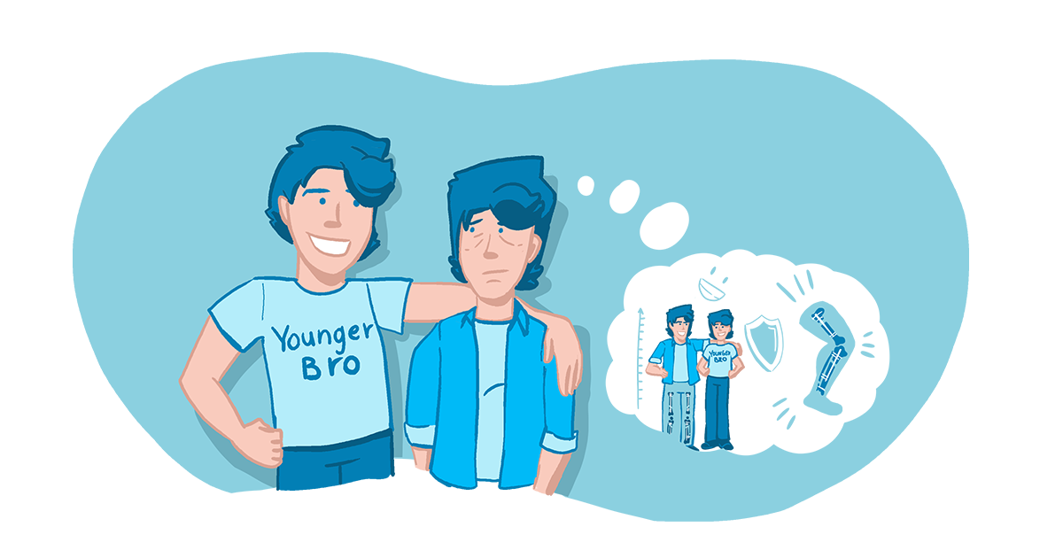 Having A Taller Younger Brother Problems Benefits Solutions Having A Taller Younger Brother Problems Benefits Solutions